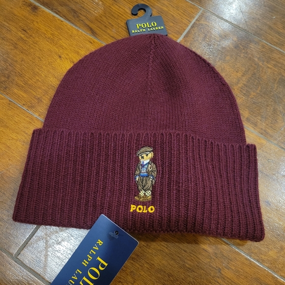 Polo Ralph Lauren | Accessories | Polo Ralph Lauren Bear Beanie Wool ...